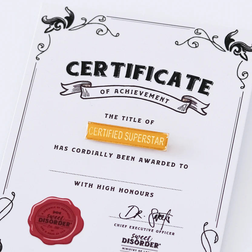 Certified Superstar Award Badge – Hippy Luxe